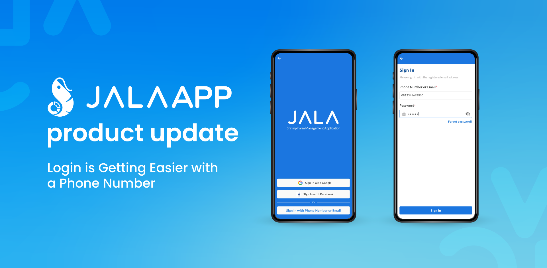 New Feature from JALA App for Mobile: Log In with Your Phone Number | JALA Blog