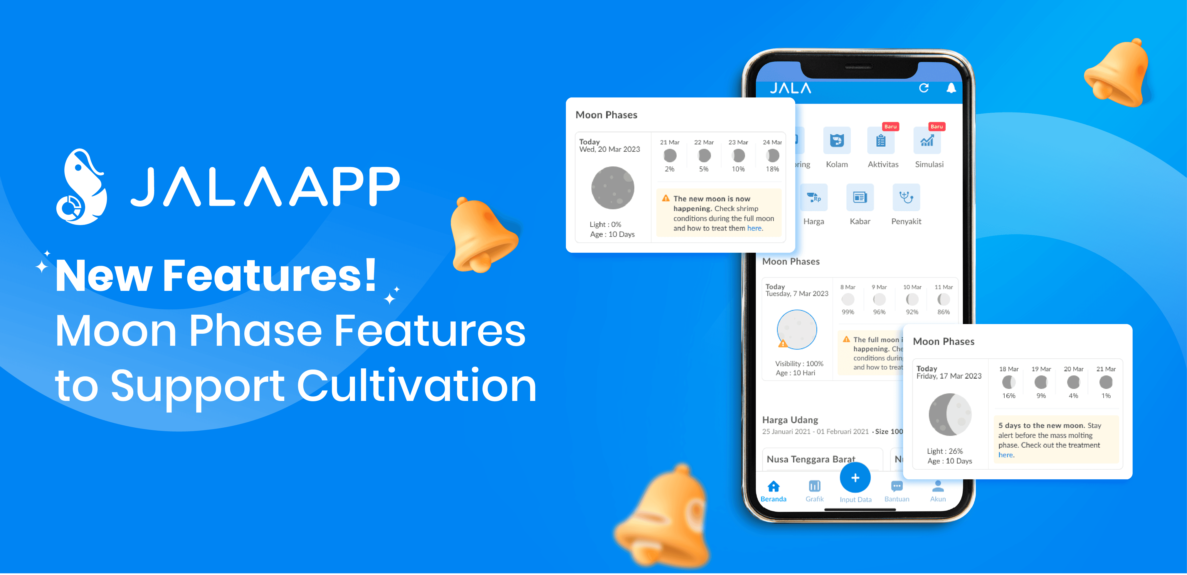 Easily Identify the Current Moon Phase with the Newest Update from JALA App Mobile | JALA Blog